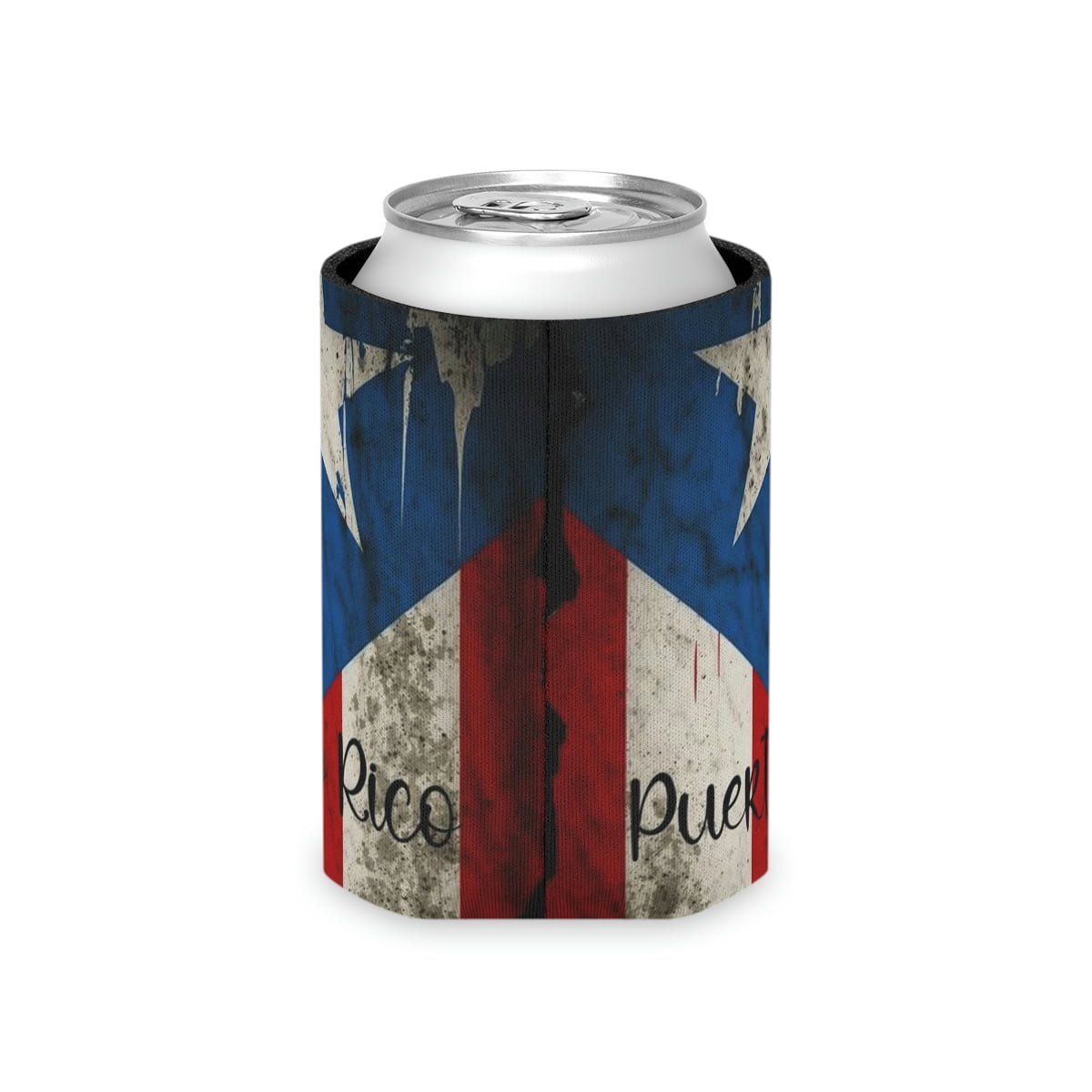 Puerto Rico Flag - Can Cooler - Antojo Boricua