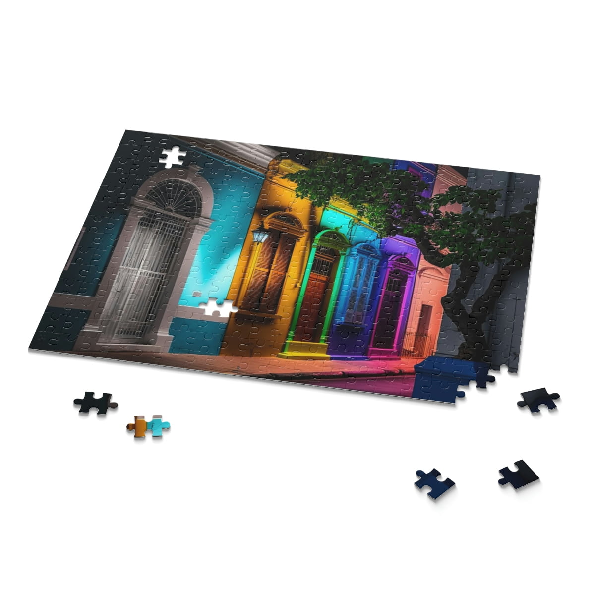 Old San Juan - Puzzle (120, 252, 500-Piece) - Antojo Boricua