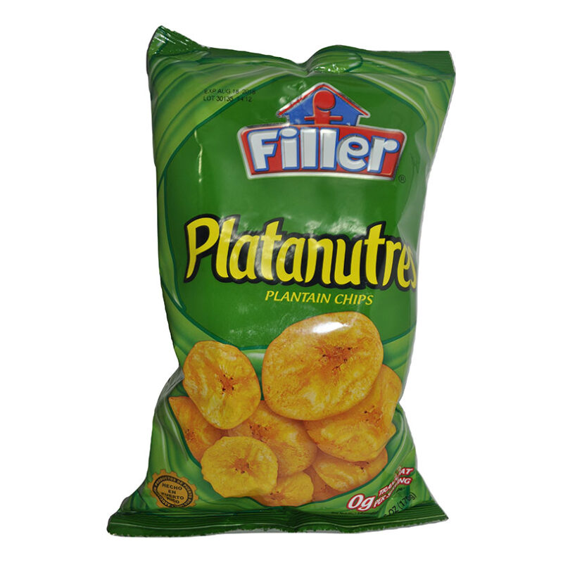 Platanutres (Plantain Chips) - Filler - 6 oz - Antojo Boricua