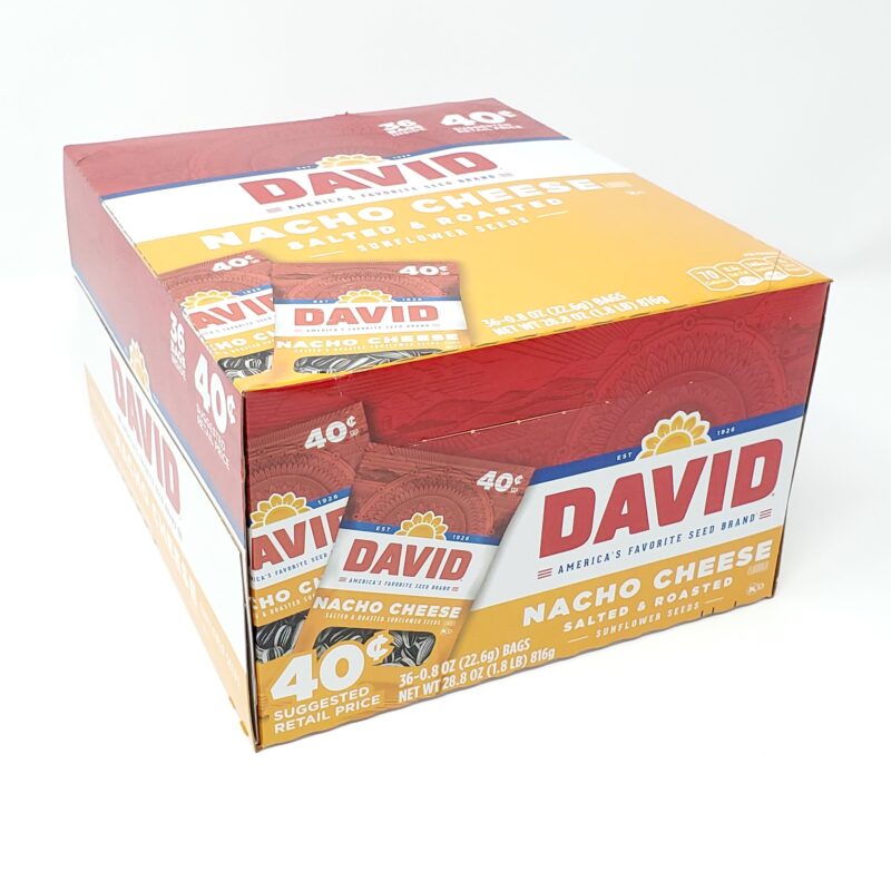 Semillas David de Queso (Sunflower Seeds Nacho Cheese) - Antojo Boricua