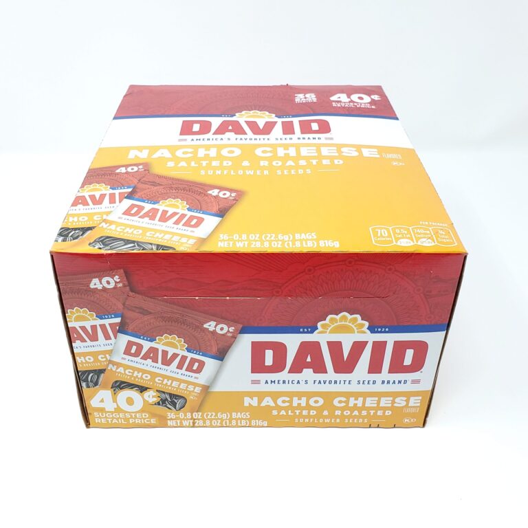 Semillas David de Queso (Sunflower Seeds Nacho Cheese) - Antojo Boricua