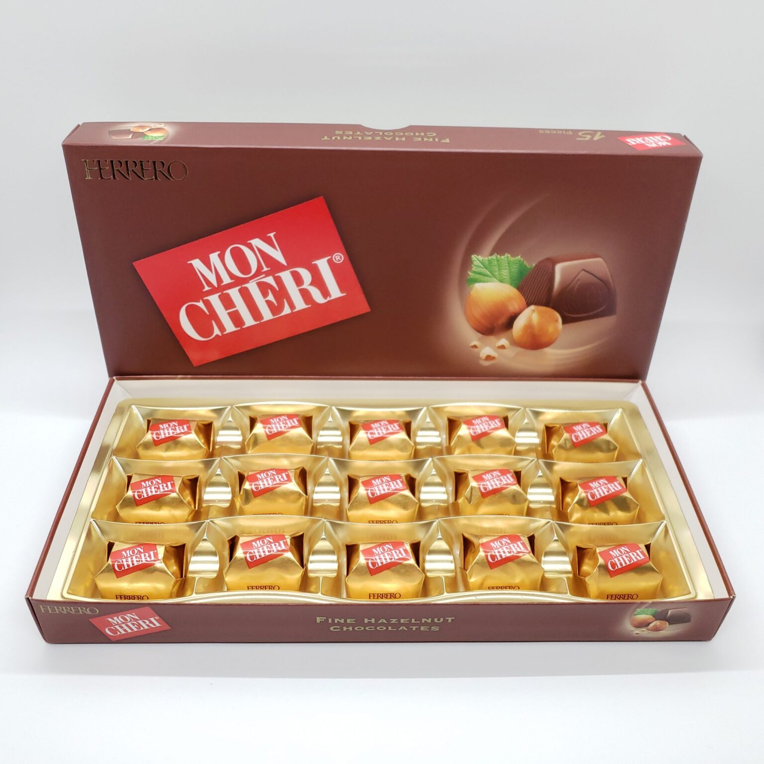 Mon Cheri Chocolate Ferrero de Puerto Rico - 15 Pieces - Antojo Boricua