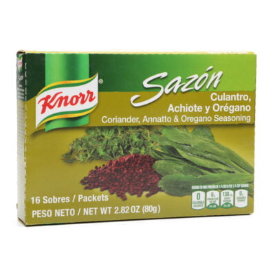 Knorr Sazón Culantro, Achiote y Oregano - 16 Packets - Antojo Boricua