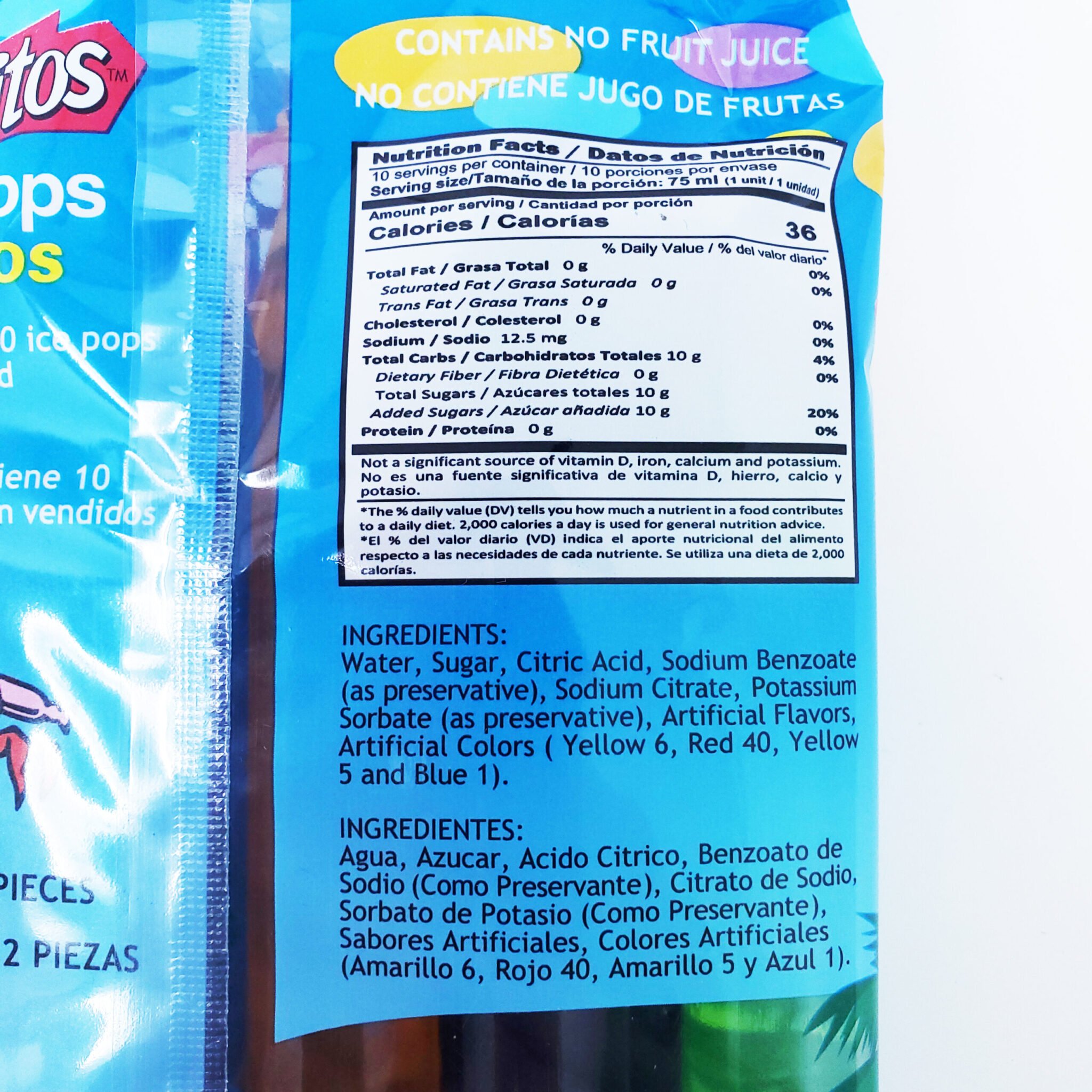 Snackito Ice Pops Esquimalitos - 10 Pcs - Antojo Boricua