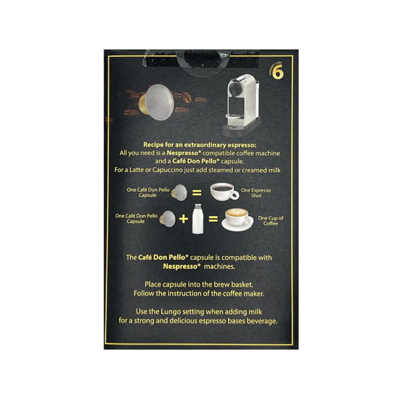 Café Don Pello Specialty Capsules - 18 Capsules - Antojo Boricua