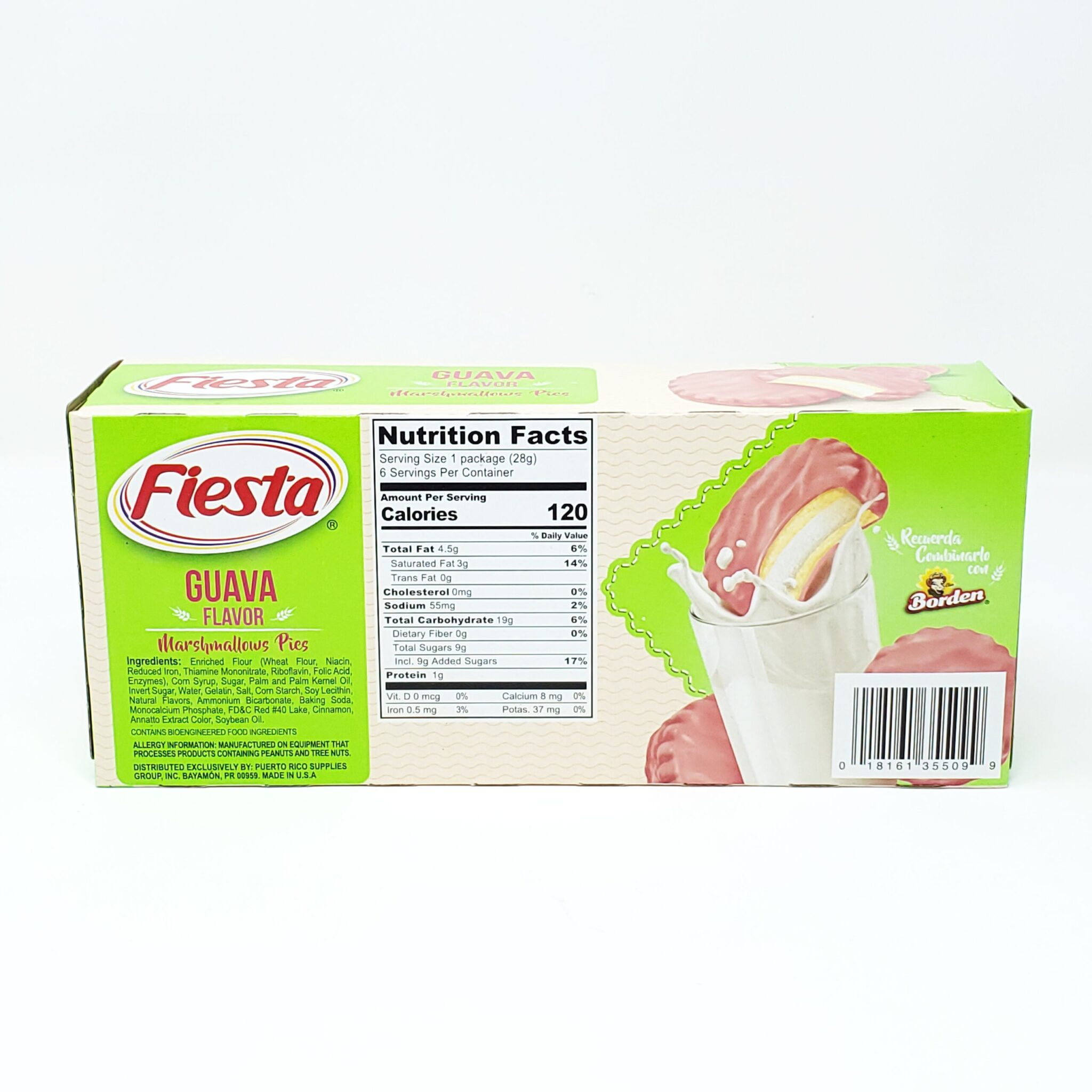 Guava Marshmallow Pie - Fiesta - 6 oz - Antojo Boricua