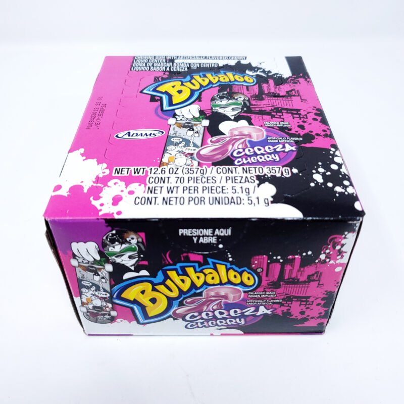 Bubbaloo Cereza - 70 Pcs - Antojo Boricua